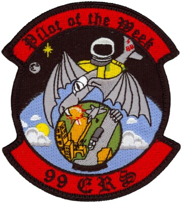 USAF 99th EXPEDITIONARY RECONNAISSANCE SQUADRON PATCH - PILOT of the ...