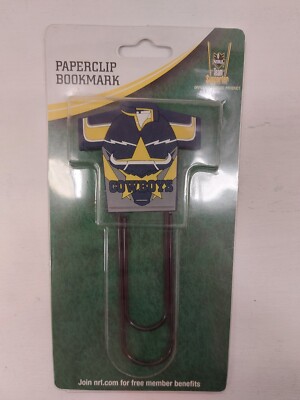 NRL North Queensland Cowboys Jersey Paperclip Bookmark Book Reading ...