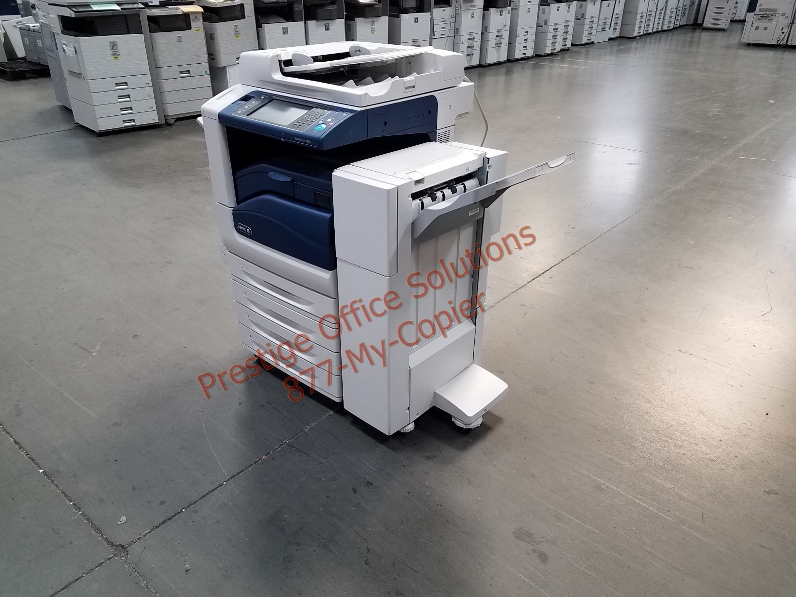 Xerox WorkCentre 7845 Color Copier Printer Scanner with Stapling ...