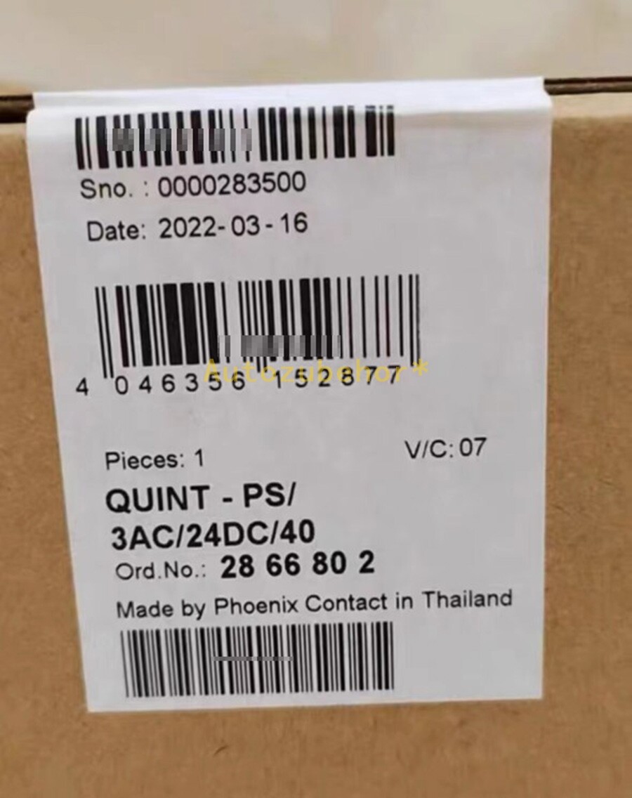 2866802 QUINT-PS/3AC/24DC/40 power supply | eBay