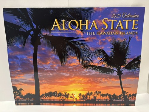 Hawaii 12 Month Calendar 2025 WM Aloha State The Hawaiian Islands | eBay