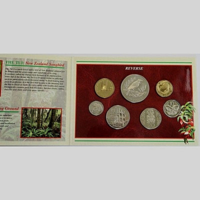 New Zealand - 1995 - Brilliant Uncirculated Coin Set - Tui | eBay
