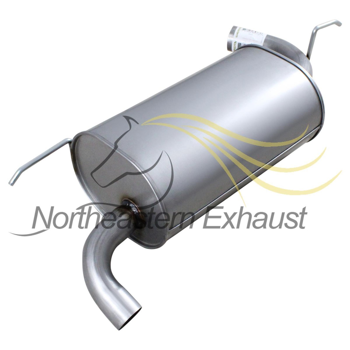 H3 3.5L 3.7L Resonator Stainless Steel Exhaust Resonator For 2006-2010 ...