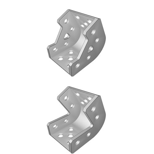 60-Degree Angle Bracket for VEX EDR C-Channel - Triangle Construction ...