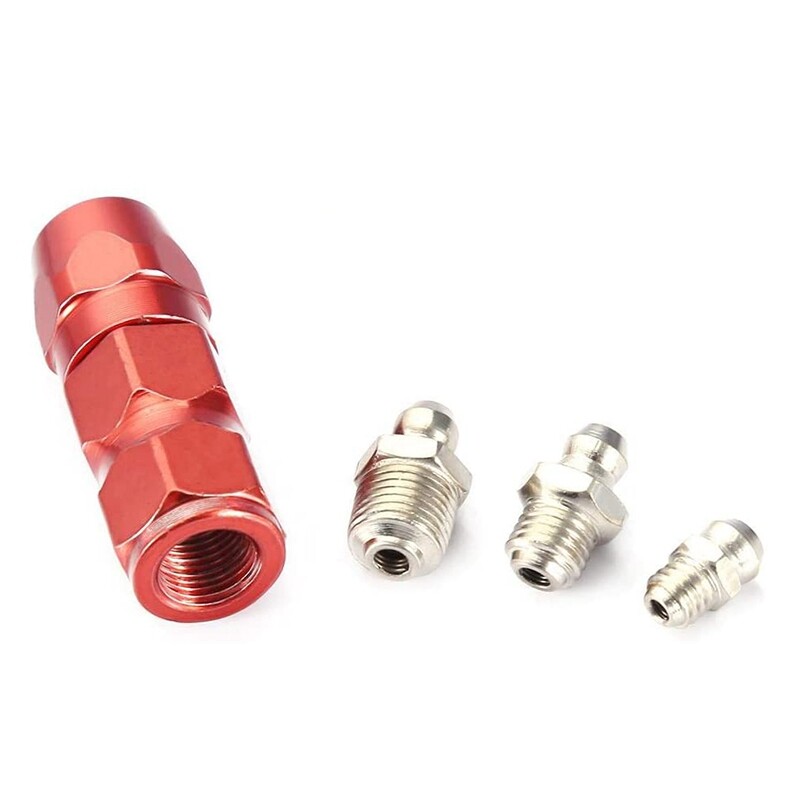 61Pcs/Set Grease Fitting Pack M6/M8/M10 Metal Nipple Mechanical ...