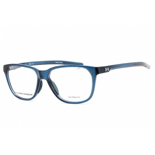 Under Armour Unisex Eyeglasses Crystal Blue Rectangular Frame UA 5024 ...