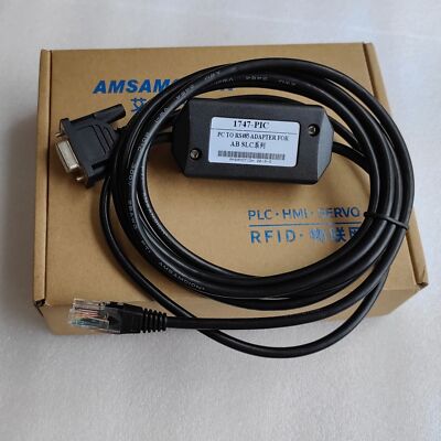For AB Rockwell SLC Series PLC Programming Cable 1747-PIC RS232 DH-485 ...