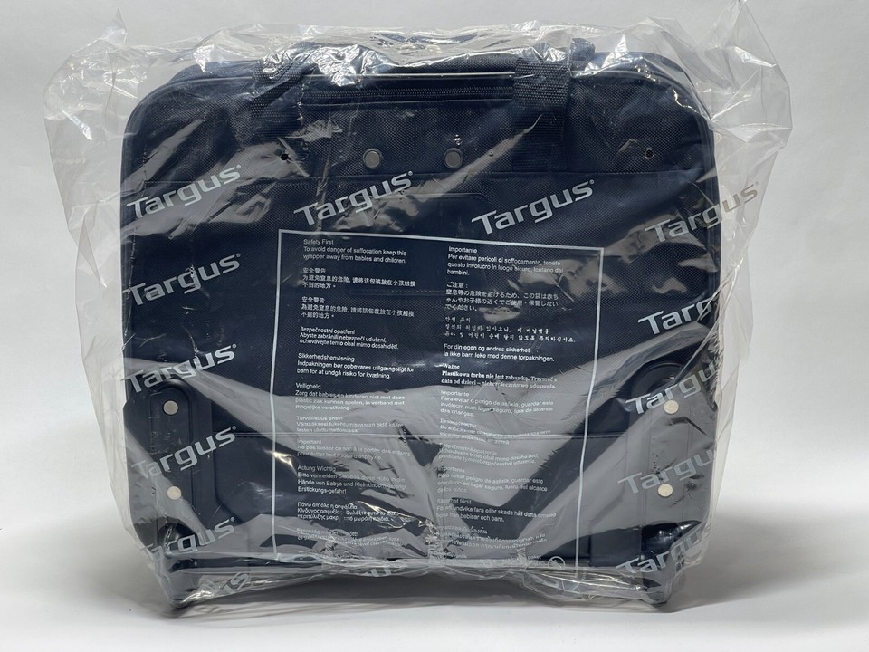 Targus Metro Roller 15.6" Black Rolling Laptop Computer Bag TBR003US-90 ...