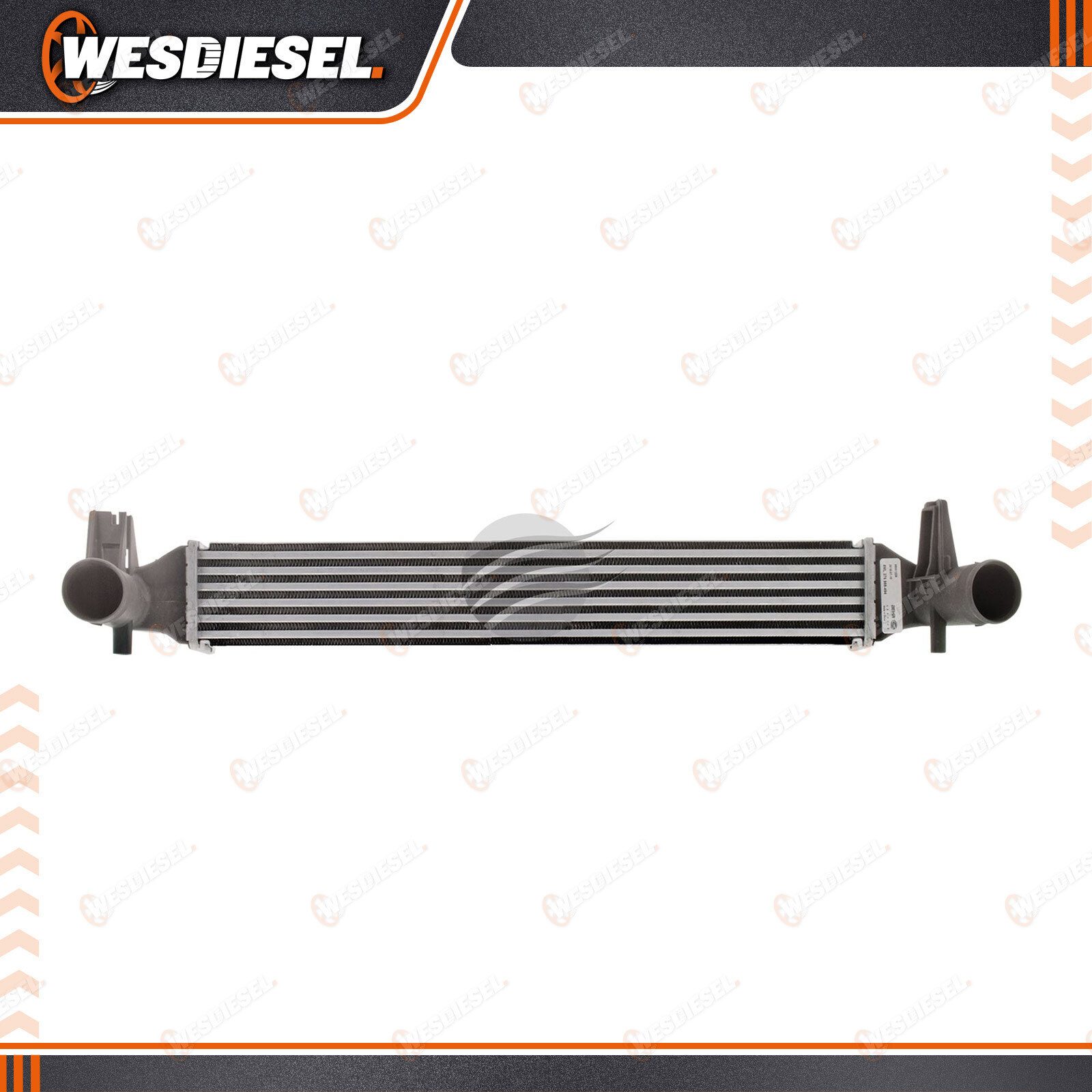 Mahle Charge Air Cooler fits Volkswagen Polo 2009-2014 Core Size 617 x ...