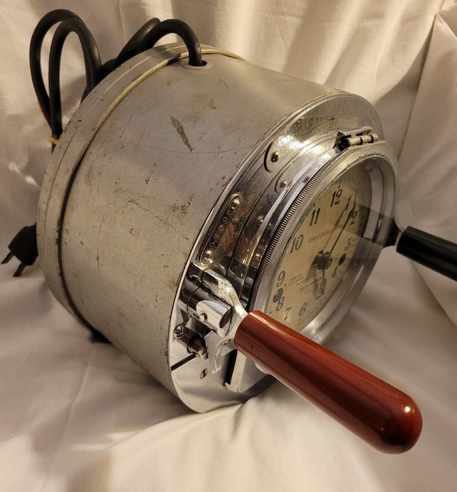 Vintage 1941 Pool Hall Calculagraph Time Clock Model 30 | eBay