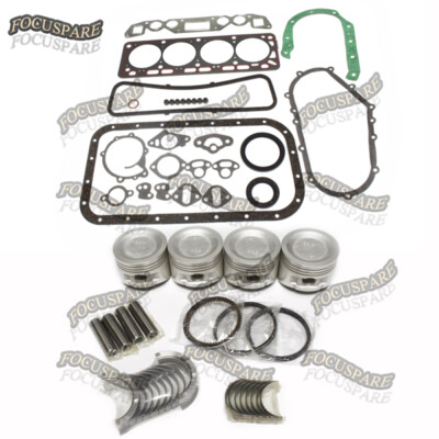 Rebuild Kit for Nissan H25 H25KA H25-1 Engine Komatsu TCM FHG20-36 LPG ...