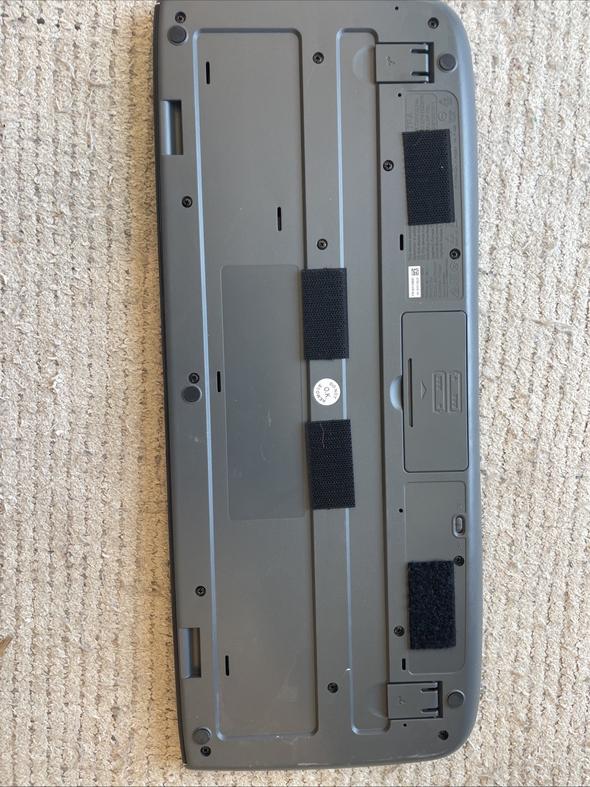 Logitech Wireless Black Keyboard Only No Receiver Y-r0067 Untested for ...