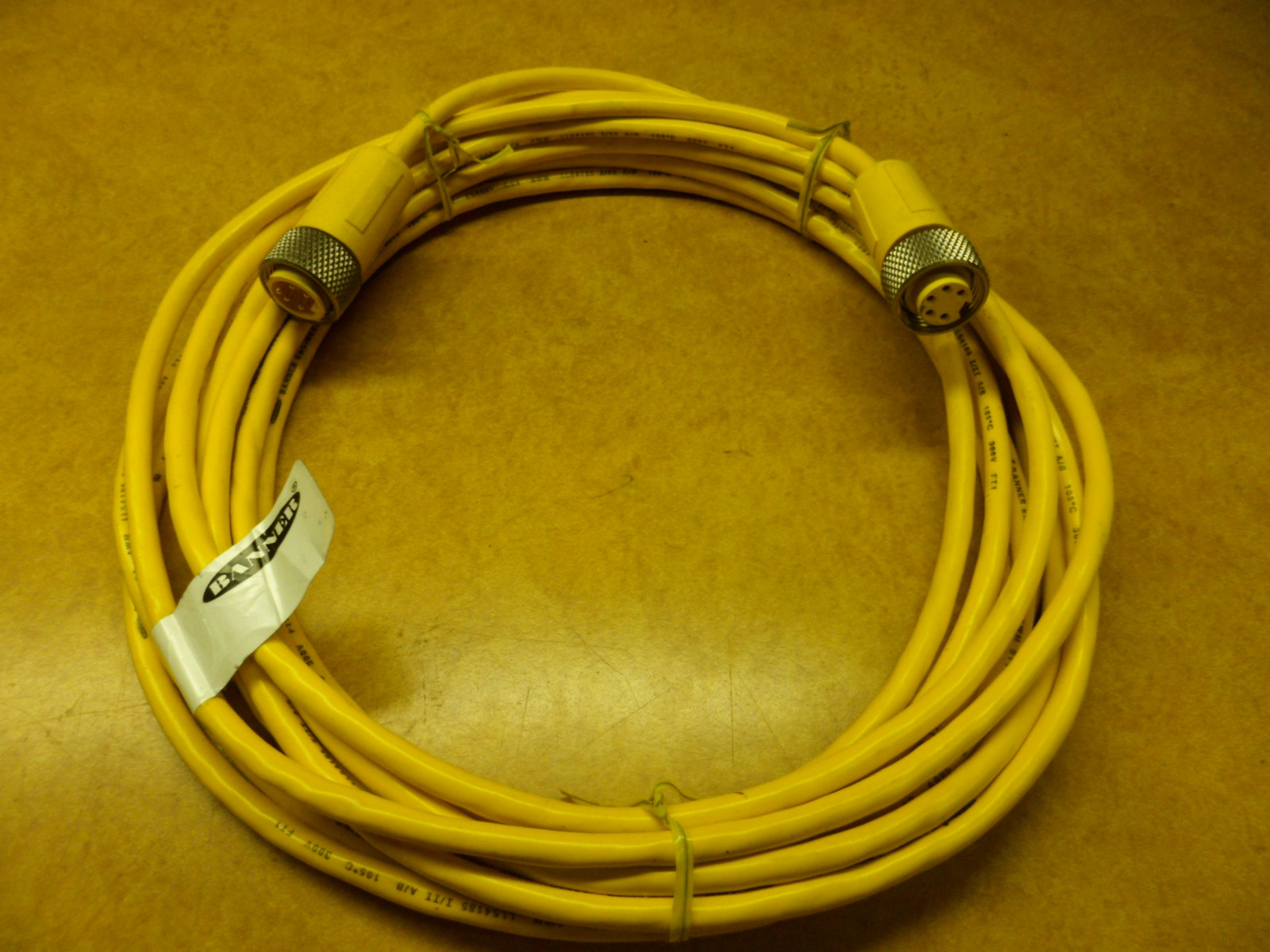 BANNER ENGINEERING 58871 CORDSET MOLDED PLUGS 5 PIN 1-MALE END 1-FEMALE ...