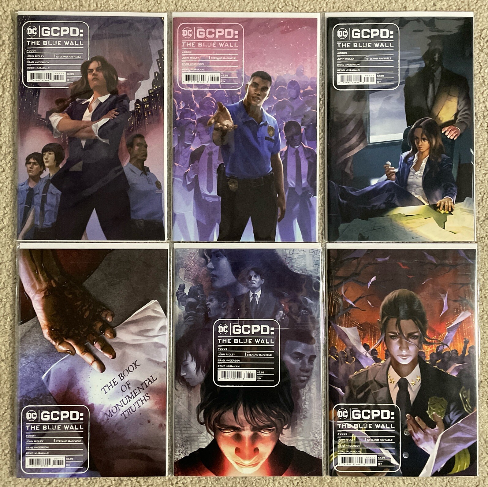 GCPD Gotham City Police Depart The Blue Wall #1-6 Cover A Complete Set ...