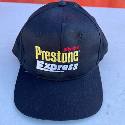 Prestone Express Jiffy Lube Vintage Snapback Black Hat Cap Embroidered ...