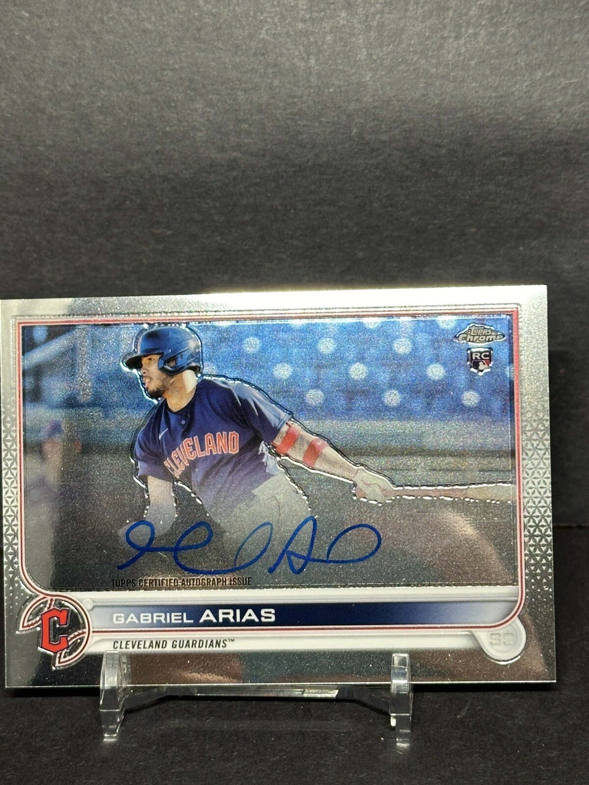 2022 topps chrome baseball gabriel arias rookie auto | eBay