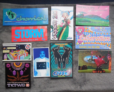 10 Assorted Original Midwest & Canada Rave Party Flyers #44 | eBay