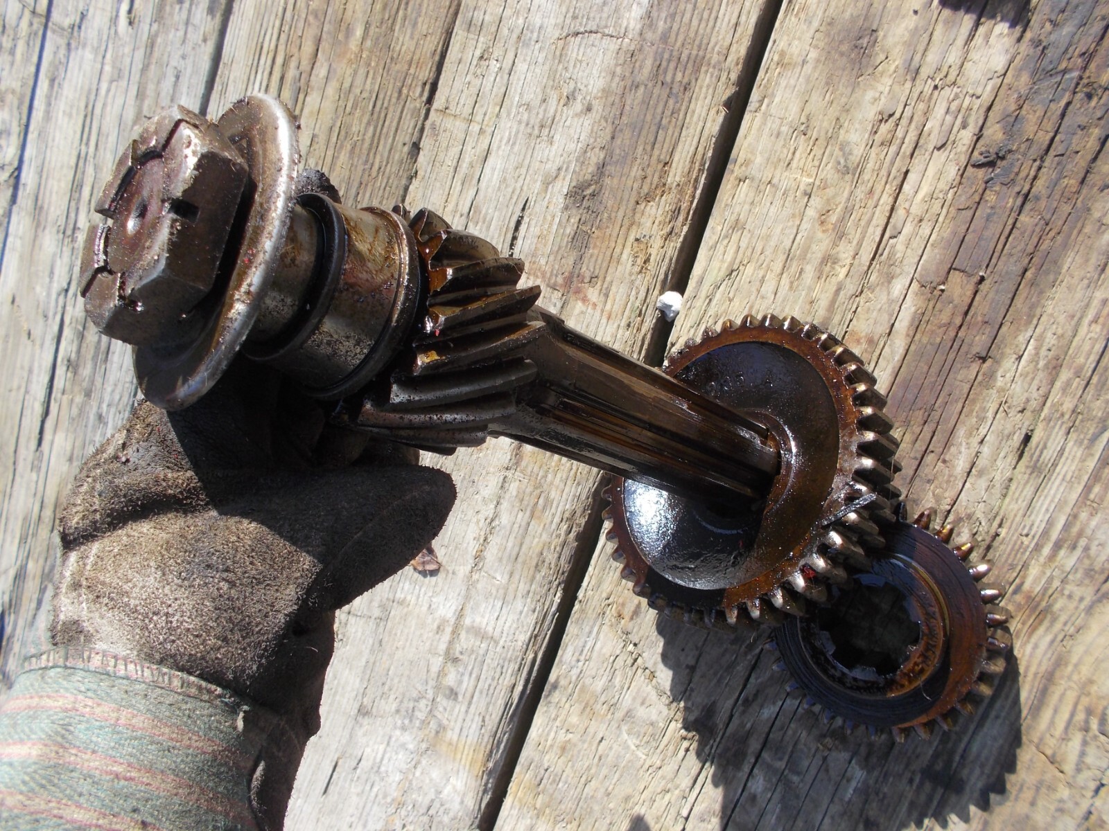 Massey Harris 81 Stnd Tractor transmission main input drive shaft w ...