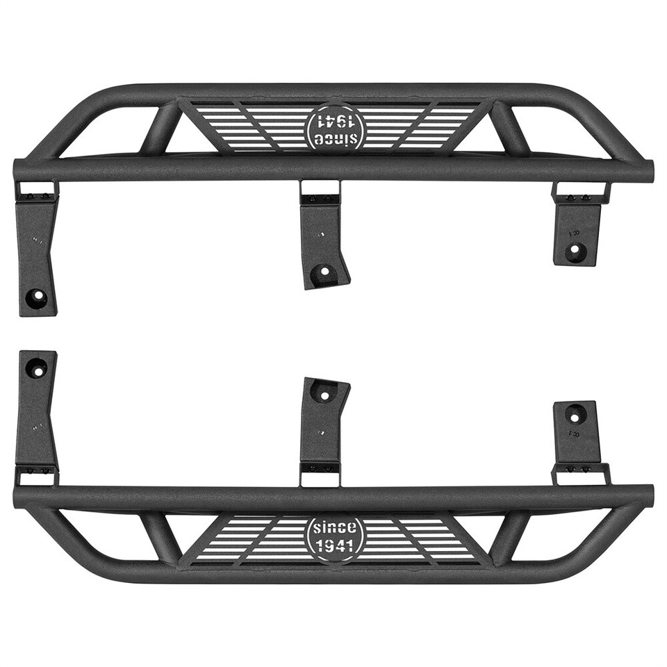 Fit 1987-1995 Jeep Wrangler YJ 2Pc Steel Drop Down Side Step Bars ...