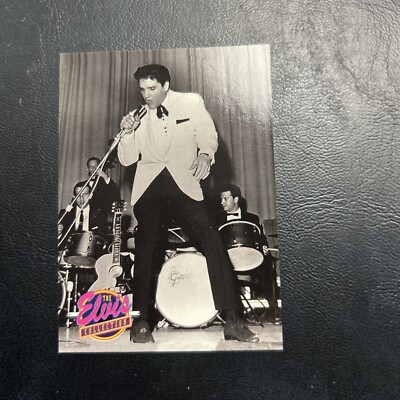 Jb100c Elvis Presley Collection 1992 #638 On Stage With Band | eBay