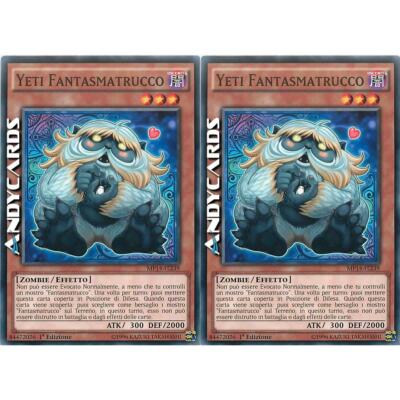 2x YETI FANTASMATRUCCO (Ghostrick Yeti) • Comune • MP14 IT239 • YUGIOH ...