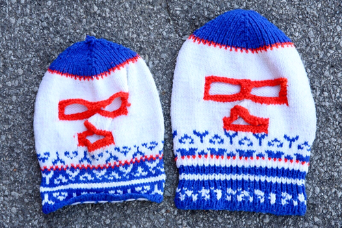 Vintage Ski Mask 3 Hole Robber Knit Balaclava Full Face 70s 80s ...