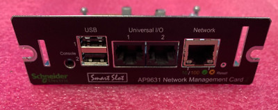 APC Schneider Electric Smart Slot AP9631 UPS Network Management Card 2 ...