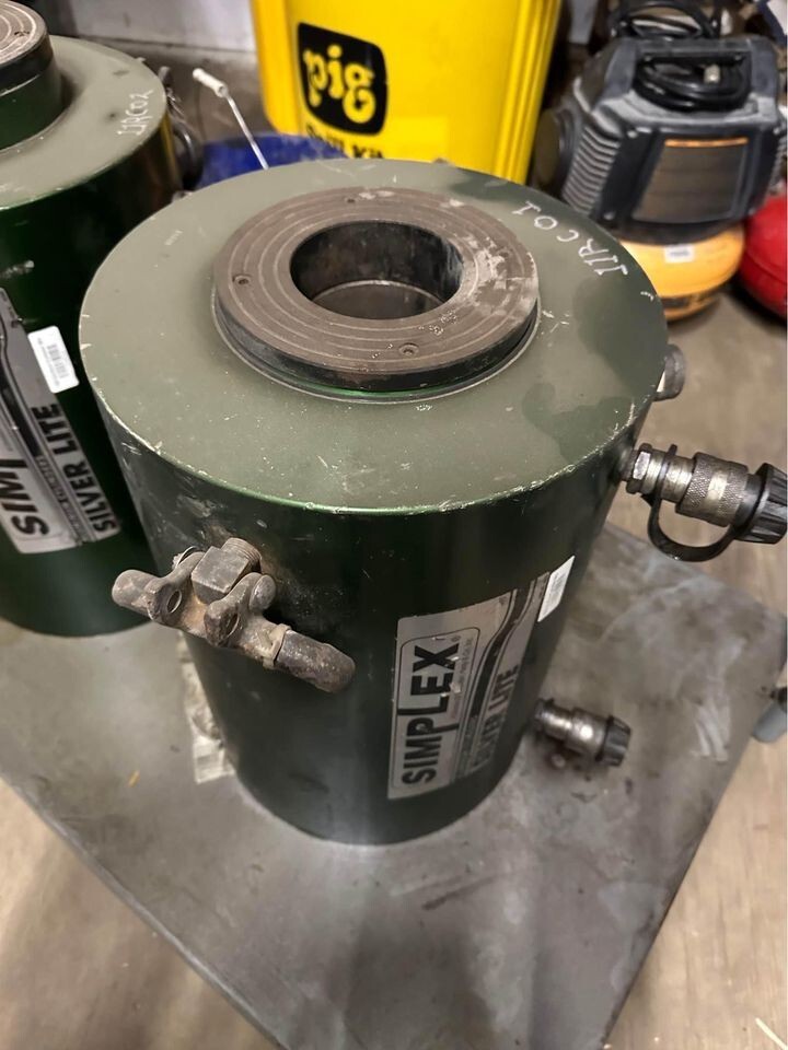 Simplex RACD15010 , 150 ton 10 in Stroke,Aluminum Center Hole Hydraulic ...