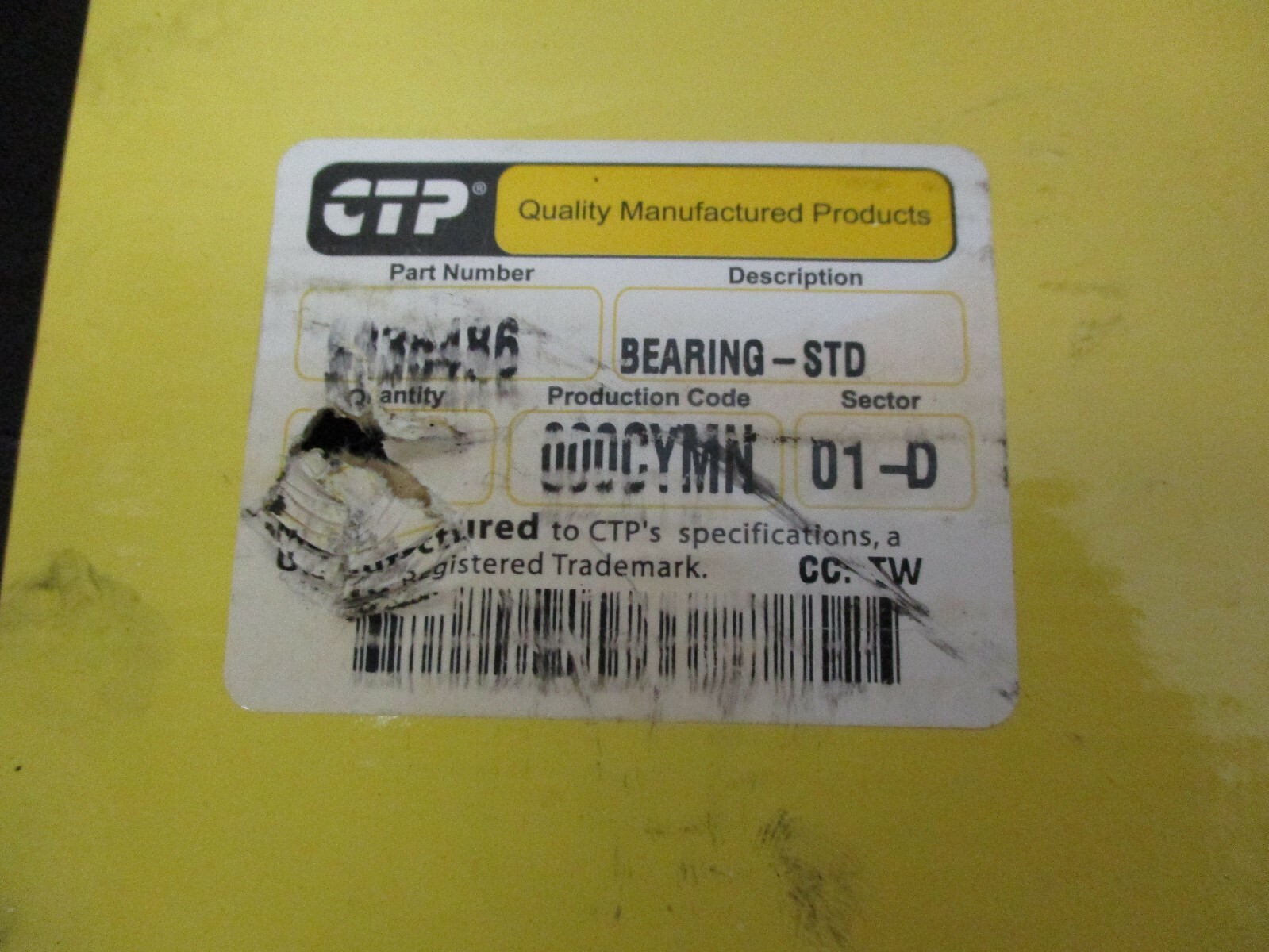 CTP Bearing - STD 2335486 *NOS* # | eBay