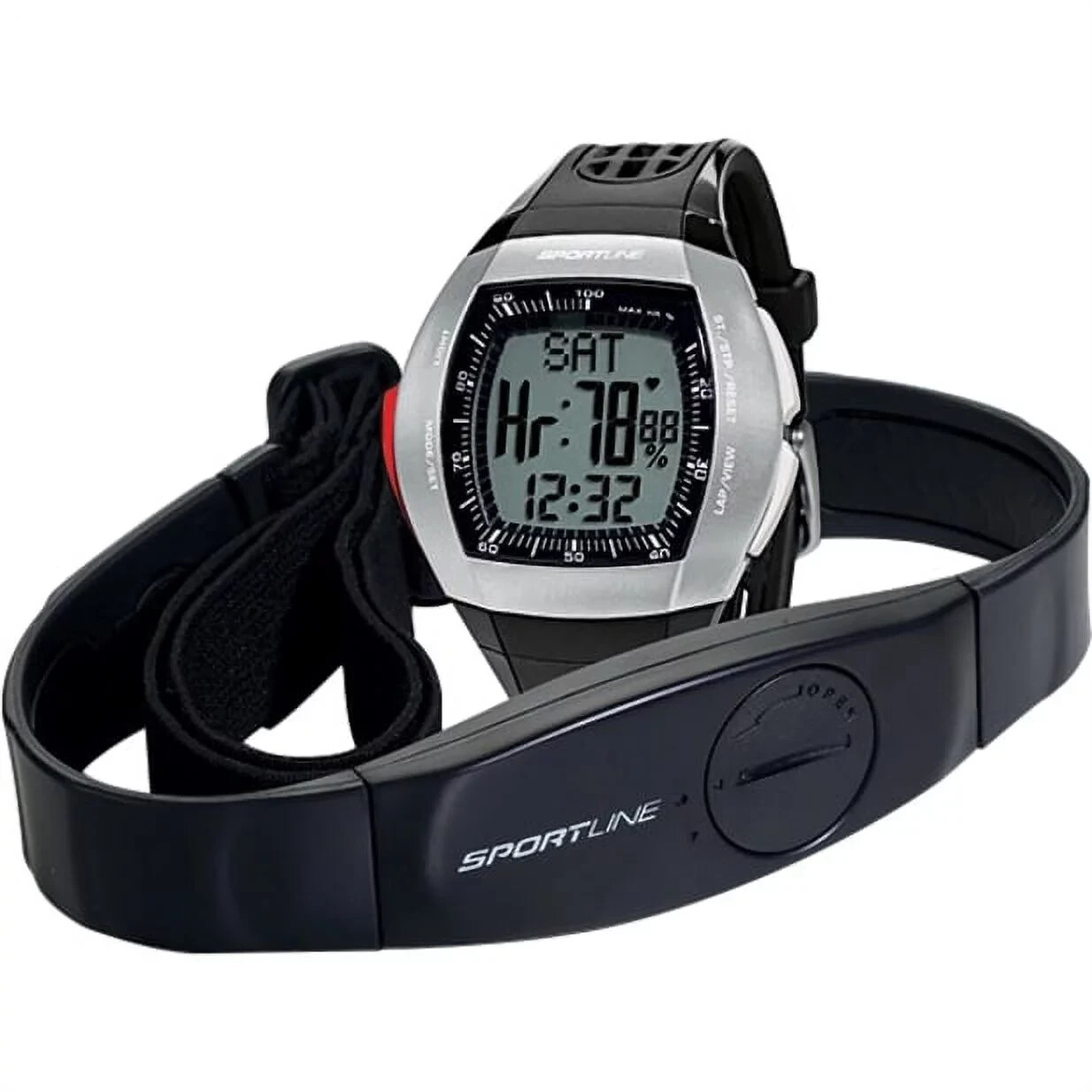 New SportLine Duo 1025 Women's Dual Use Heart Rate & Calorie Monitor ...