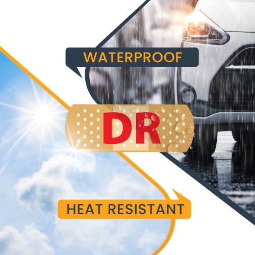 DR Band Aid Magnet Decal, 3x8 In Heavy Duty Automotive Magnet for Car ...