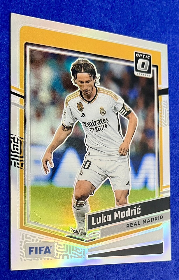 Luka Modric 2023-24 Donruss FIFA OPTIC HOLO SILVER PRIZM Card #122 REAL ...