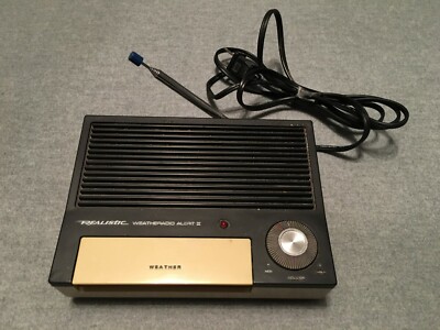 Vintage REALISTIC WEATHERADIO ALERT II Weather Radio Model 12-154 ...