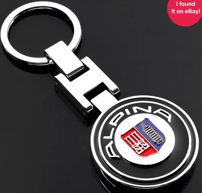 High quality metal car keyring for BMW ALPINA Tail model emblem key ring -gift | eBay UK