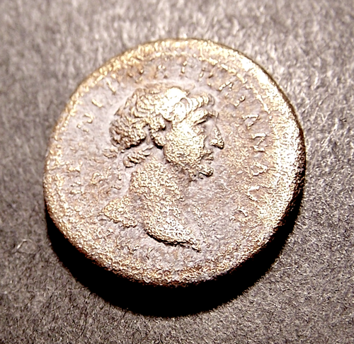 TRAJAN w/ Crouching WOLF, 115 AD, Imperial Roman Emperor Coin, 17mm | eBay