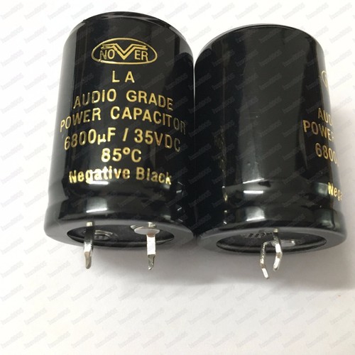 2/Lot 6800UF 35V 85°C CAP NOVER LA AUDIO GRADE POWER CAPACITOR (25*35MM ...