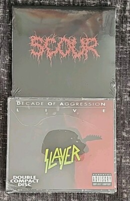 RARE Phil Anselmo SCOUR Red ep & SLAYER Live Decade Aggression CD LOT ...