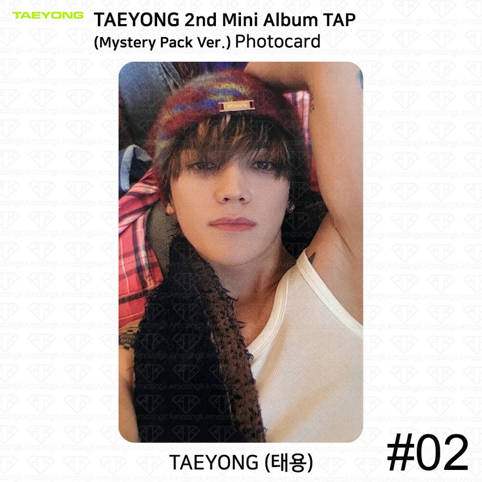 NCT TAEYONG 2nd Mini Album TAP POB Official Photocard Hidden Card ...