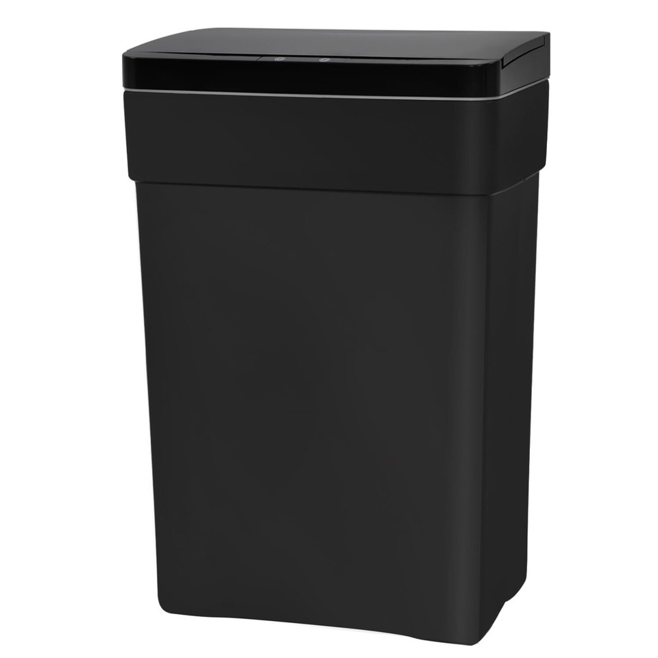 13 Gallon Kitchen Trash Can Motion Sensor Automatic Touch Free Garbage ...
