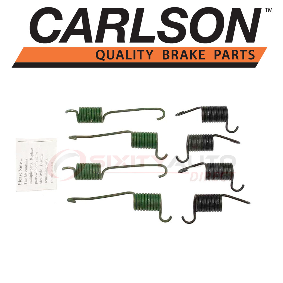 Carlson Rear Drum Brake Shoe Return Spring Kit for 1984-1985 Chevrolet ...