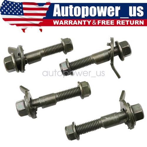 Adjustable Camber Correction Alignment Kit Fit Front Wheels Cam Bolt ...