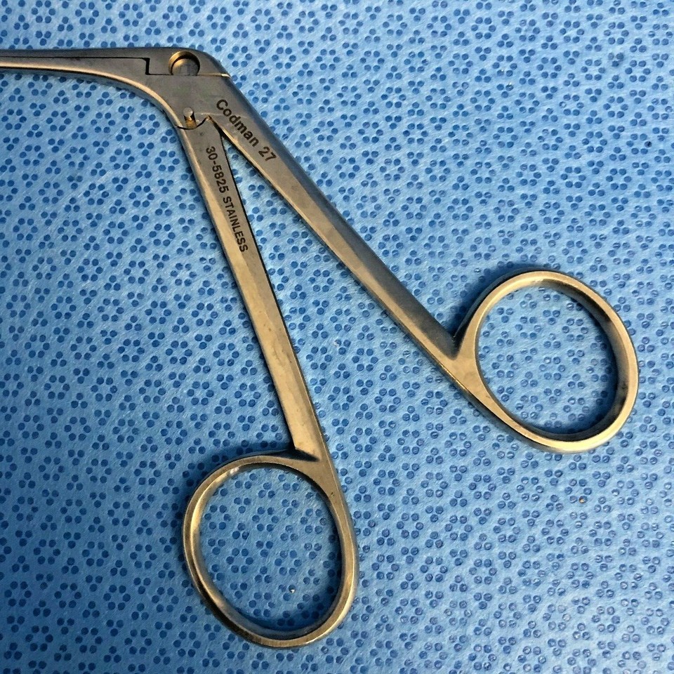 Codman 30-5825 Uterine Biopsy 3x10mm Oblong Basket Jaw Forceps ...