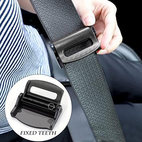 2 Pack Car Seat Belt Adjuster Clips Shoulder Neck Protector Strap ...