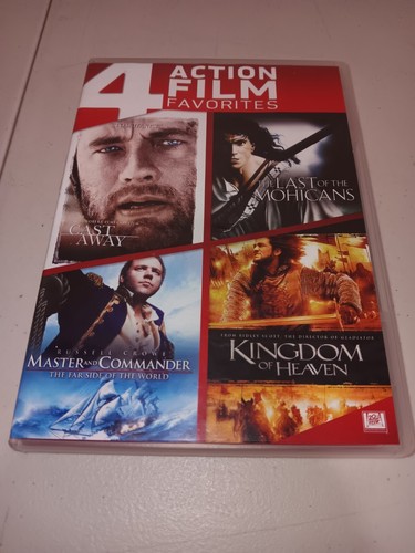 4 Action Film Favorites DVD Widescreen, 4 discs, Cast Away, Last of the ...