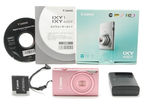 English OK [Near Mint] Canon IXY 420F Pink PowerShot ELPH 320 HS IXUS ...