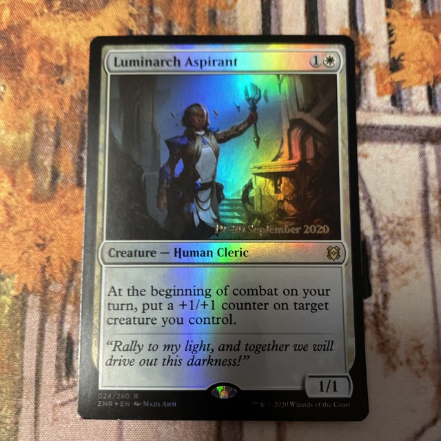 MTG Luminarch Aspirant Zendikar Rising 024/280 Foil Promo for sale ...