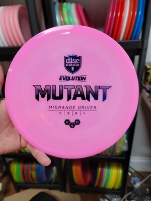 Discmania Neo Mutant Disc Golf Overstable Mid Range Disc Pink 177g | eBay