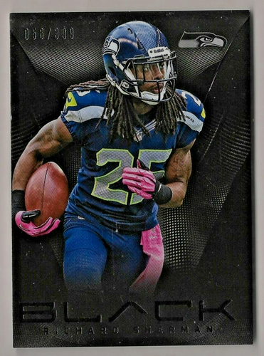 RICHARD SHERMAN 2013 PANINI BLACK FOOTBALL SP INSERT CARD #50 056/399 ...