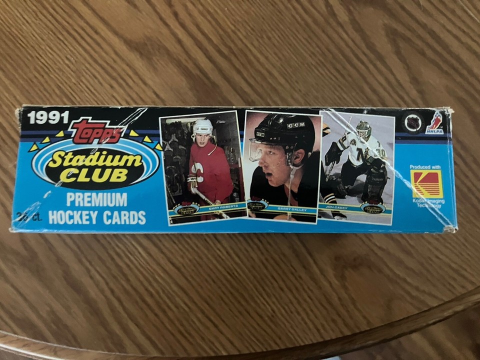 1991 Topps Stadium Club Premium NHL Hockey Cards Box-36 Sealed Packs | eBay