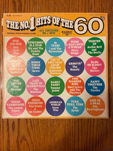 Tele House Number One Hits Of The 60s vinyl 4 disc box set various 1973 ...